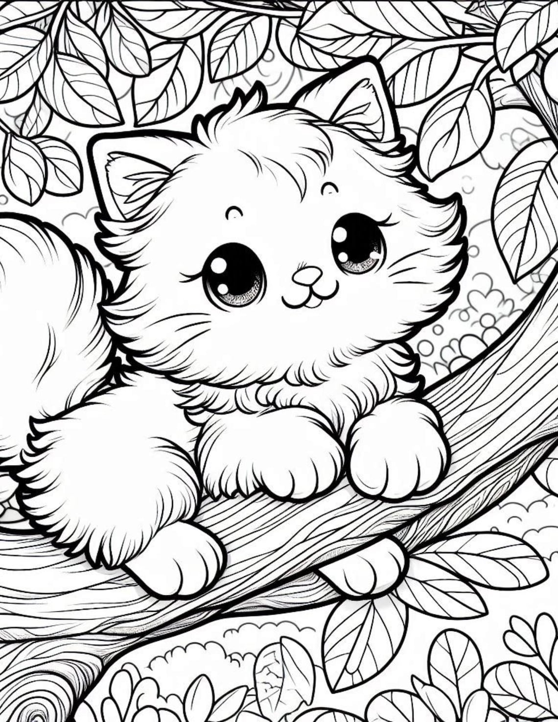 100 Cute Dogs and Cats Printable Coloring Pages Bundle - Etsy