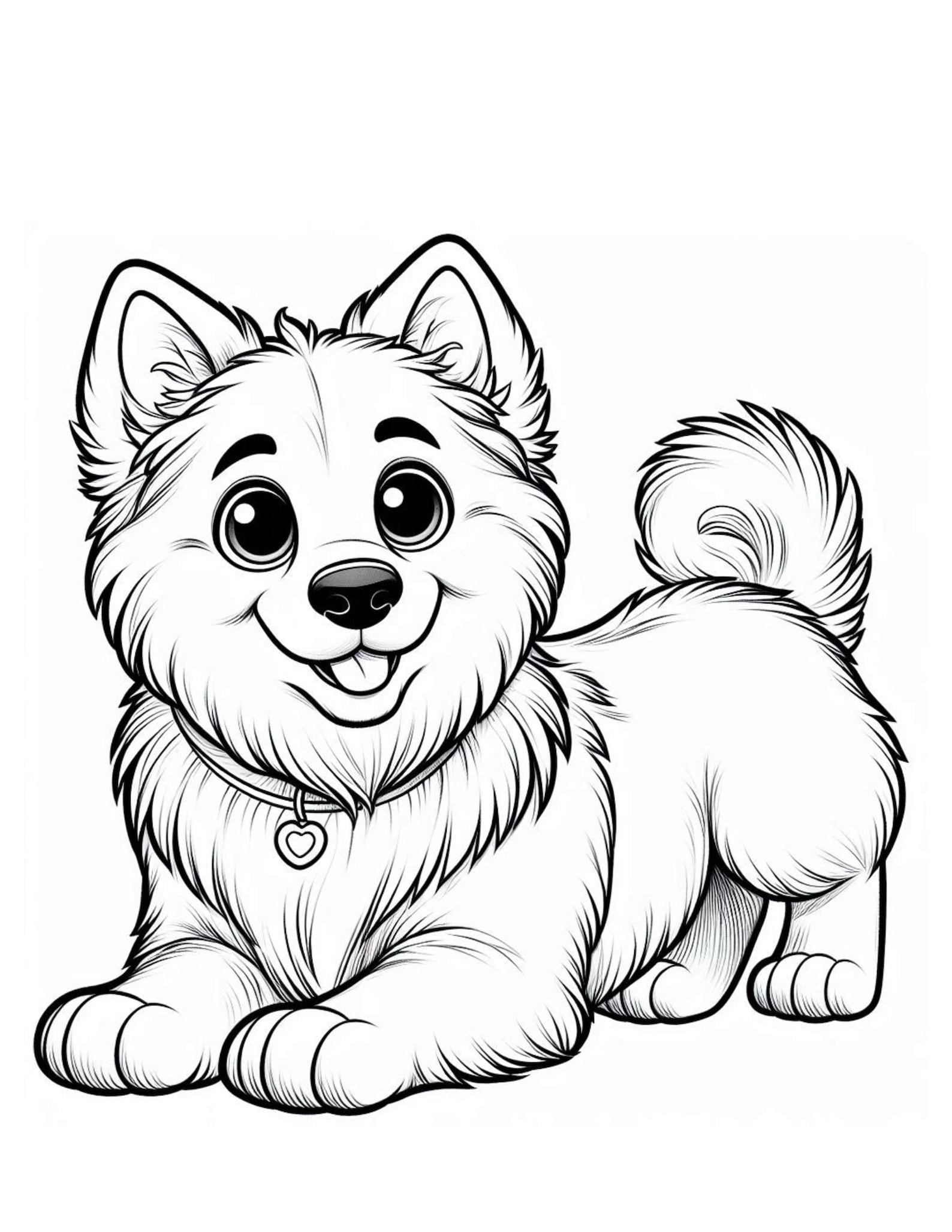 100 Cute Dogs and Cats Printable Coloring Pages Bundle - Etsy