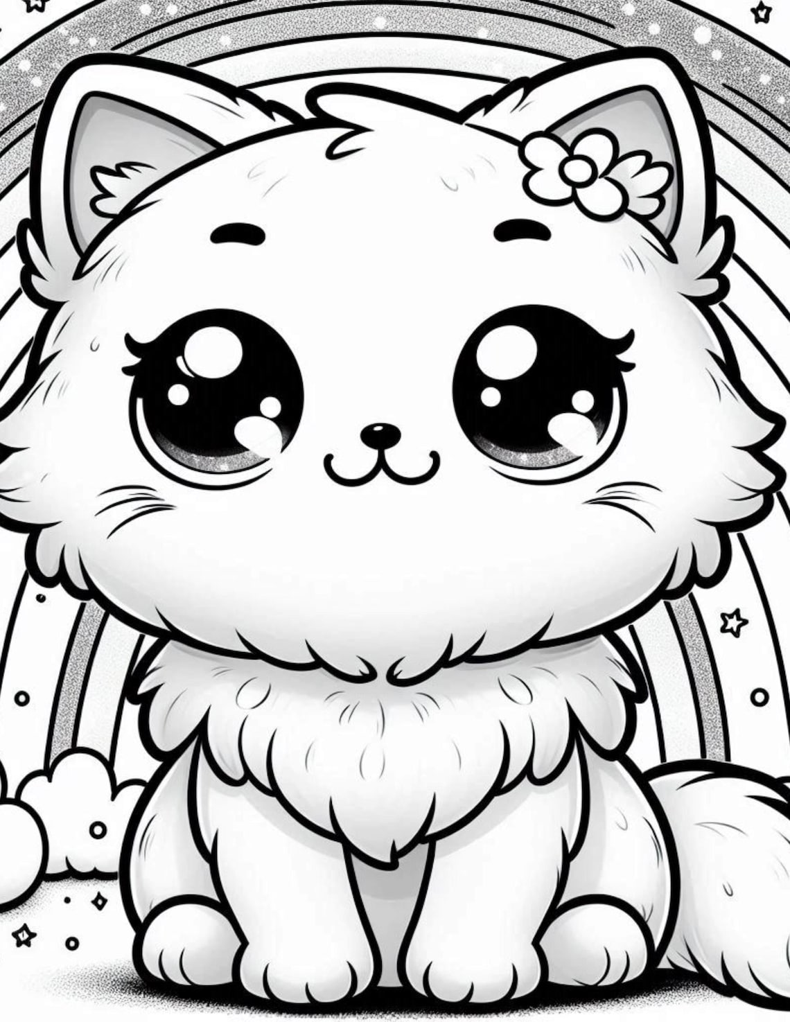 100 Cute Dogs and Cats Printable Coloring Pages Bundle - Etsy