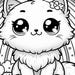 100 Cute Dogs and Cats Printable Coloring Pages Bundle - Etsy