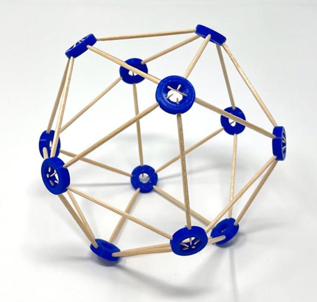 Toothpick Icosahedron Puzzle - Etsy
