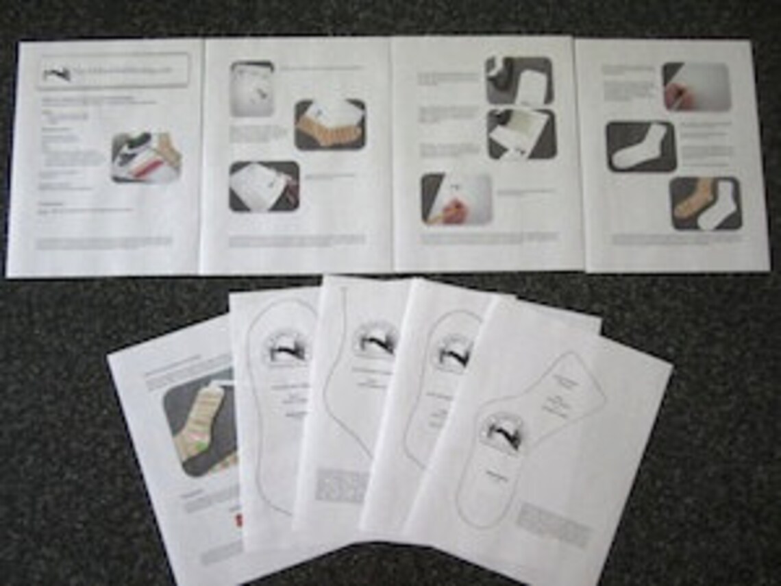 PDF Pattern for DIY Sock Blockers How to Make Your Own Sock | Etsy