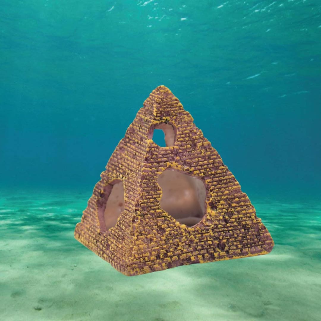 Resin Pyramid Aquarium Decor, Egypt Style Fish Tank Cave - Etsy
