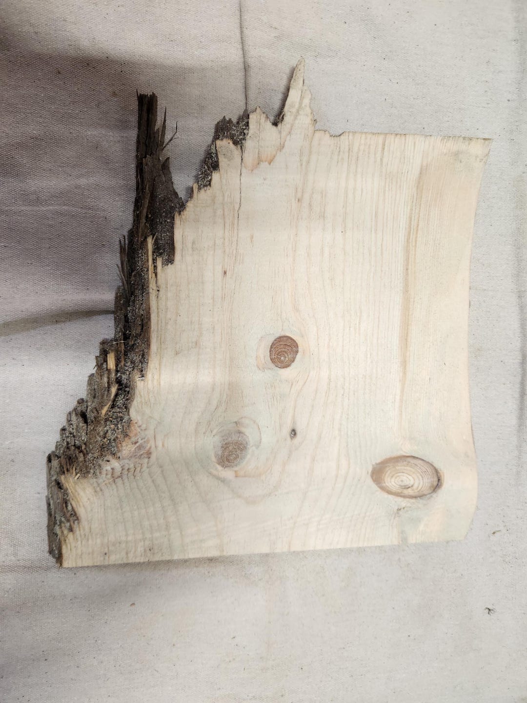 Pine Board Unique Live Edge Splintered - Etsy