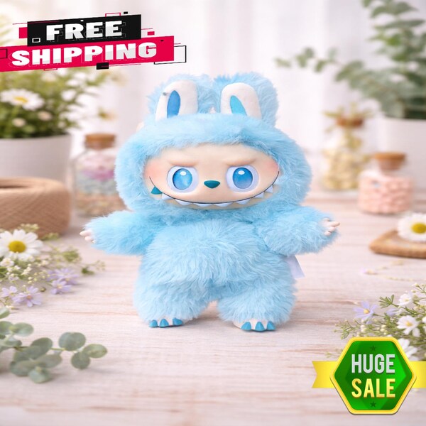 Blue Labubu Dolls - Etsy