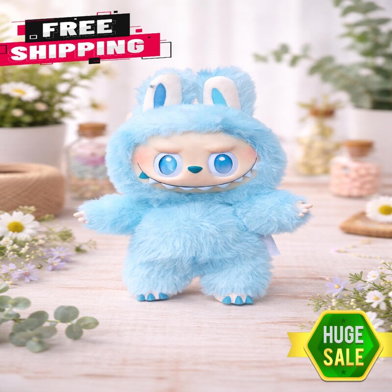 Blue Labubu Dolls - Etsy