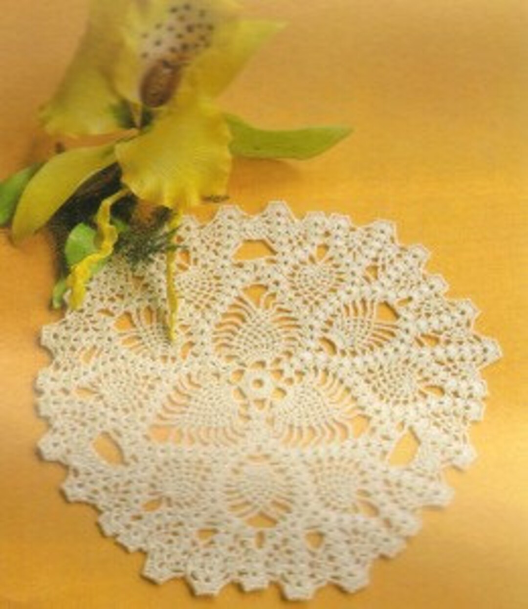 Crochet Doily 30 Cm - 12 Inches - Triangle - Etsy
