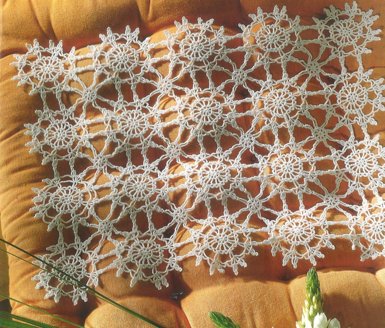 Crochet Table Runner - Spiders Web - Etsy