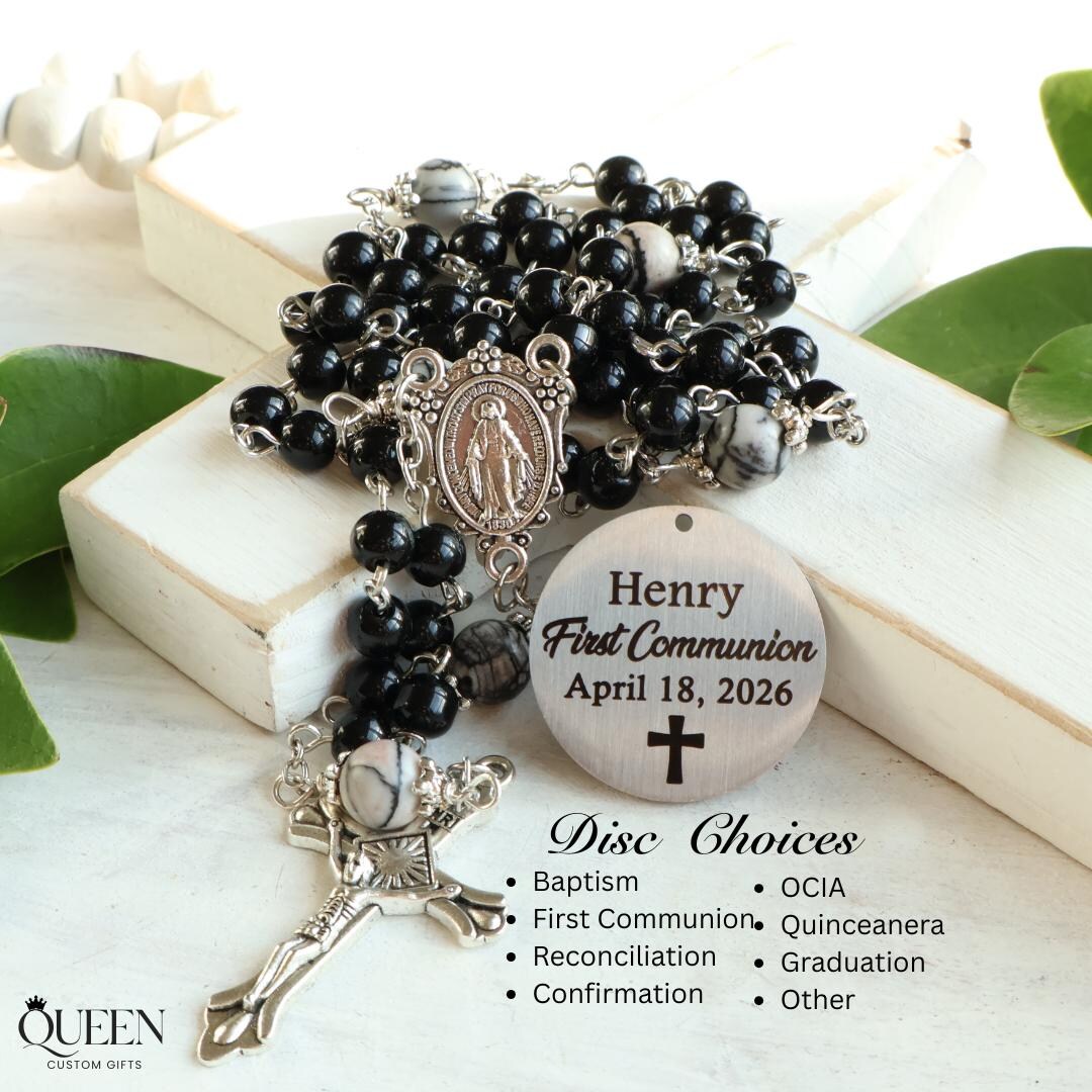 Personalized Rosary, First Communion, Baptism, Confirmation, OCIA ...