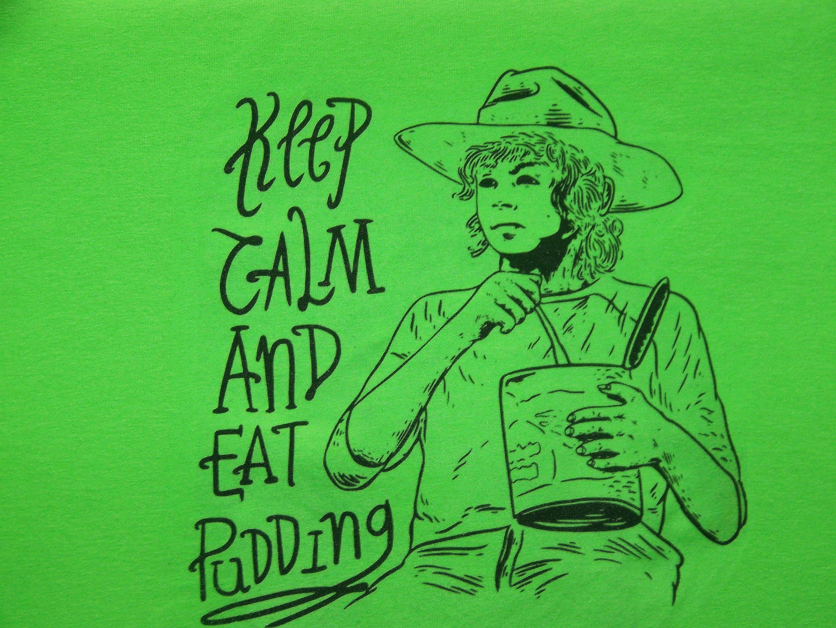Carl Grimes Eating Pudding
