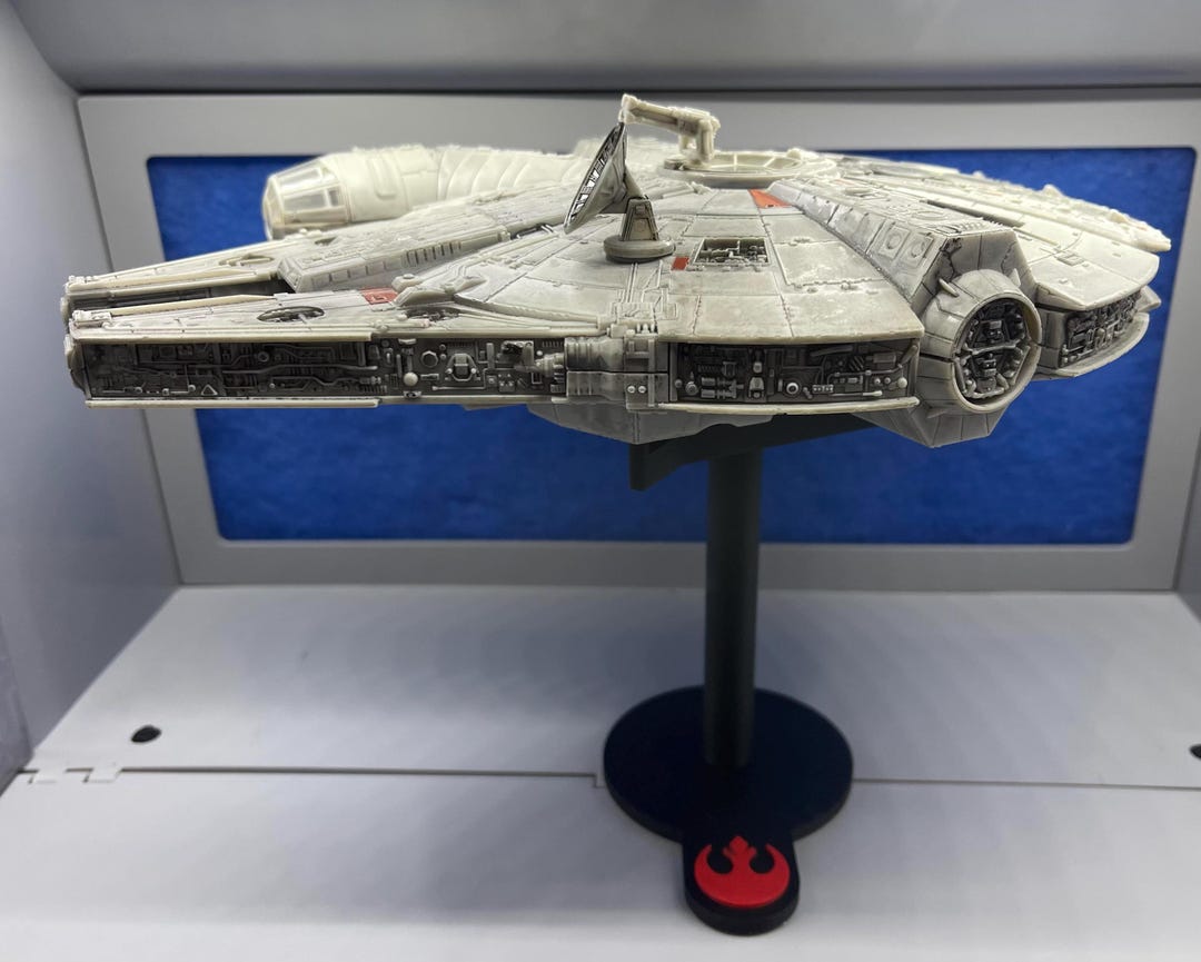 Star Wars Millennium Falcon Display Stand - Rebel Logo - 3D Printed ...