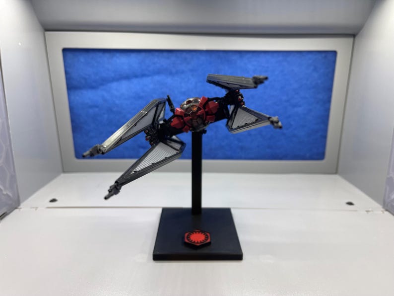 3D Printed TIE Whisper Display Stand – First Order, Micro Galaxy ...