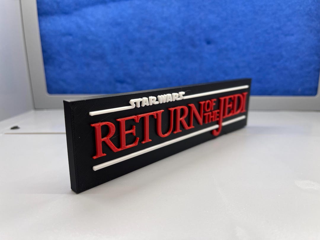 Star Wars: Return of the Jedi 3D Printed Sign - Etsy