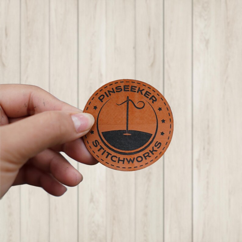 Custom Leather Engraved Patches, Leather Name Tag, Custom Logo Leather Patches, Laser Engraved ...