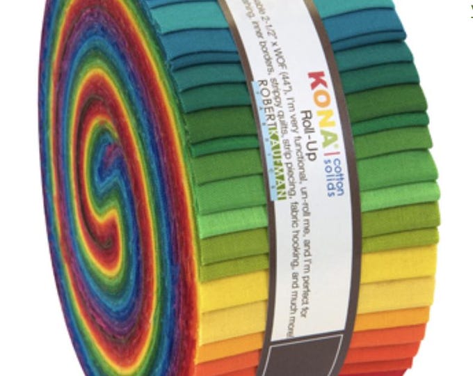 Kona® Cotton - New Classic Palette Roll up From Robert Kaufman Fabrics ...