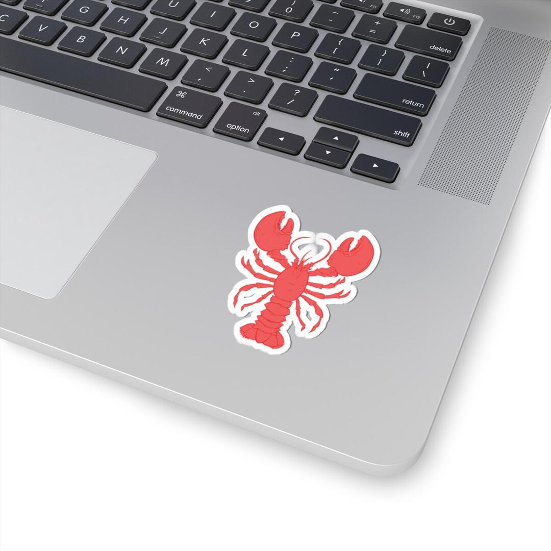 Lobster Kiss-cut Stickers, Nautical Decor, Sea Life Art, Laptop Decal ...