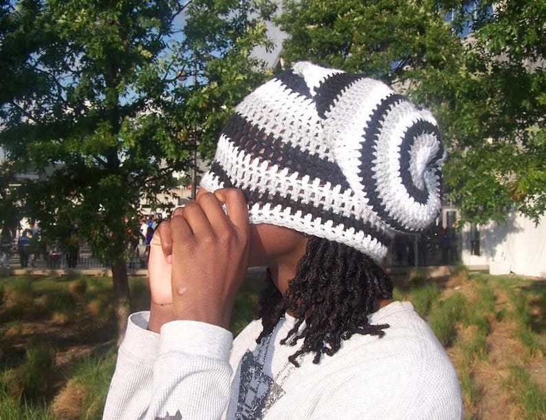 Handmade Crochet Slouchy Beanie: Soft Sock Style - Etsy