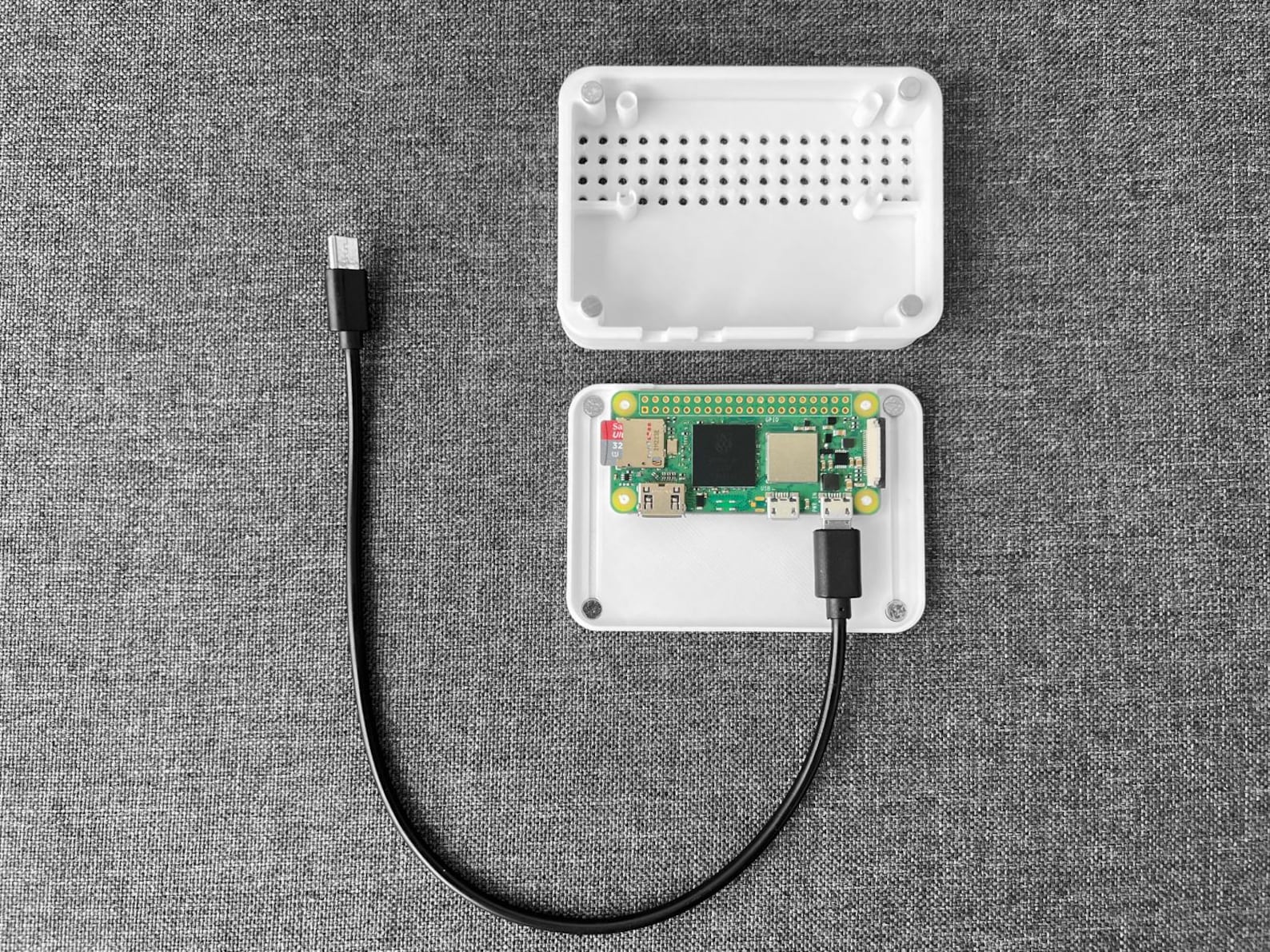 Magnetic Raspberry Pi Case/Box (Zero, Zero2, or Zero 2W) | 3D Printed with Eco-Friendly PLA ...