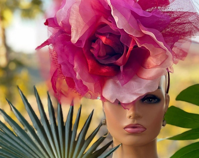 Kentucky Derby Fascinator, Royal Ascot Hat, Holiday Hat, Christmas Hat ...