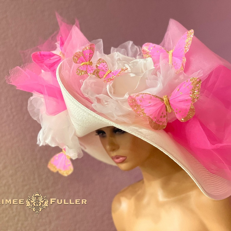 Pink Derby Hats - Etsy