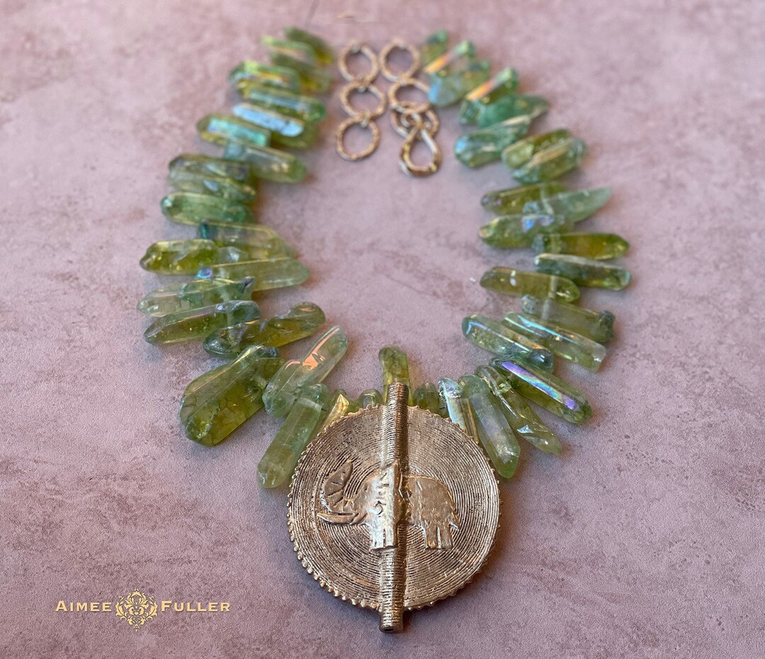 Aimee Fuller Tribal Statement Necklace, Tribal Jewelry, Tribal Pendant ...