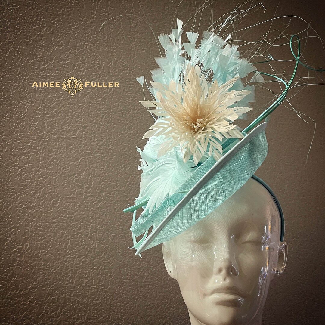 Kentucky Derby Fascinator Royal Ascot Saucer Hat Spring Easter Hat ...