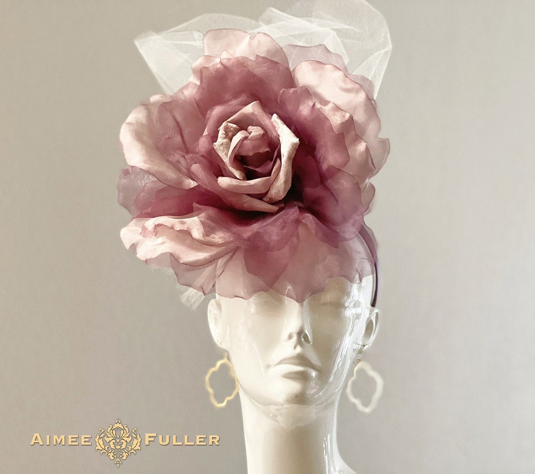 Kentucky Derby Fascinator, Purple Easter Hat, Sparkling Grape Ombre ...