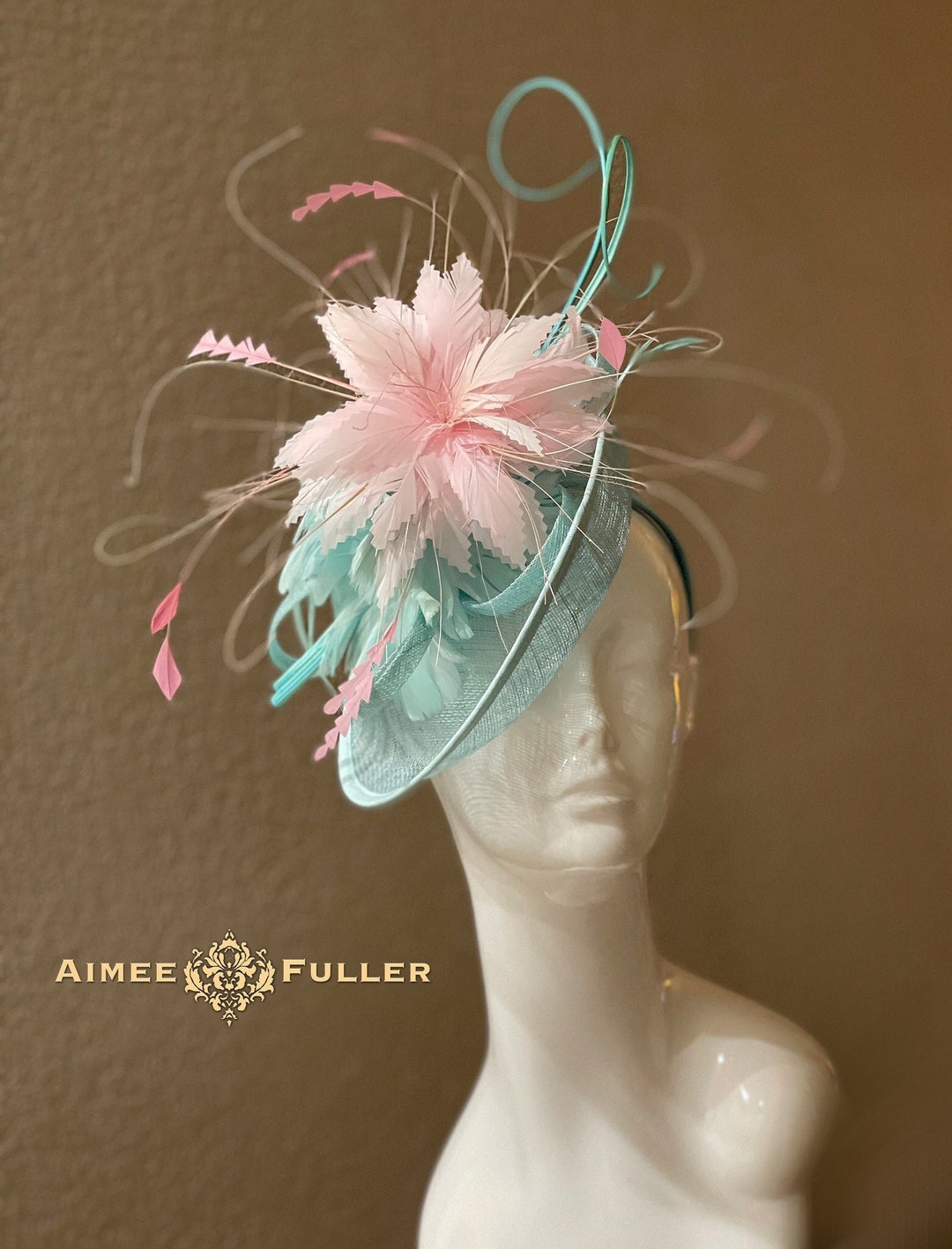 Kentucky Derby Fascinator Royal Ascot Saucer Hat Spring Easter Hat ...
