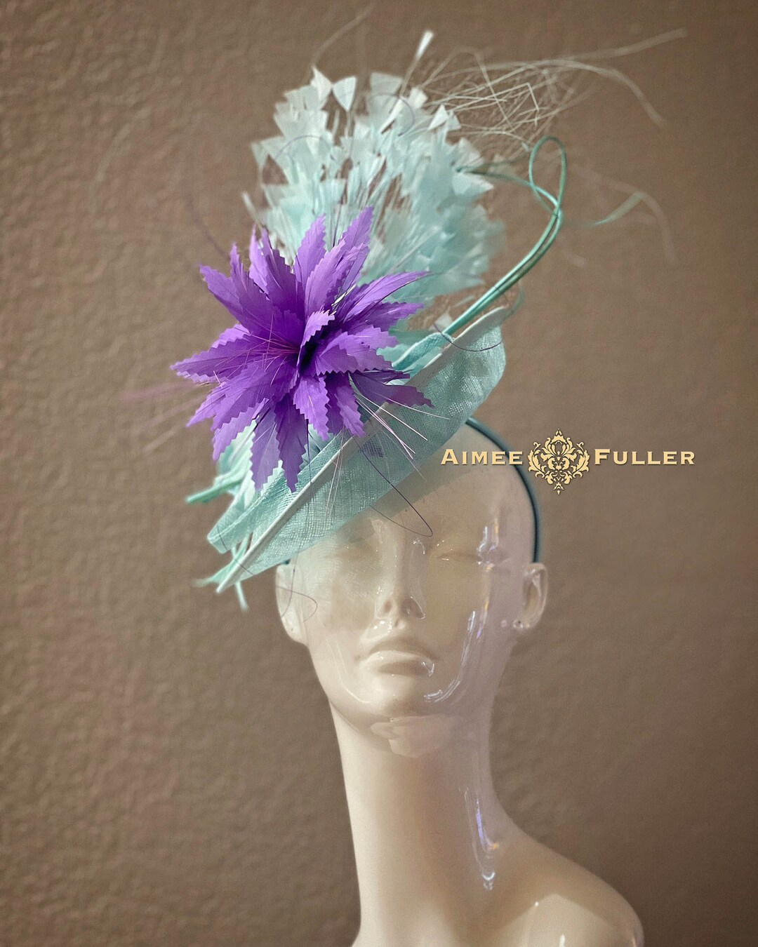 Kentucky Derby Fascinator Royal Ascot Saucer Hat Spring Easter Hat ...