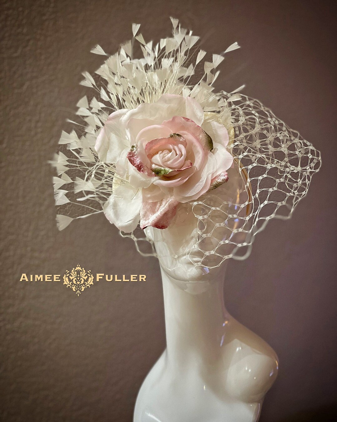 Couture Bridal Fascinator High Tea Fascinator Cocktail Hat - Etsy