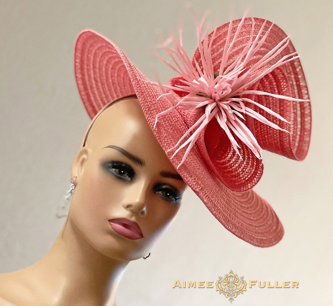 Aimee Fuller Coral Pink Mum Royal Ascot Kentucky Derby - Etsy