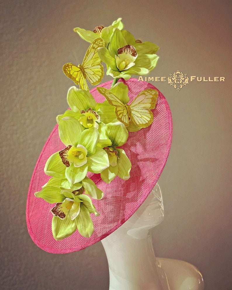 Pink Kentucky Derby Fascinator Hot Shocking Pink Fuchsia Hat - Etsy