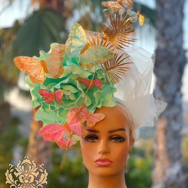 Butterfly Derby Hat - Etsy