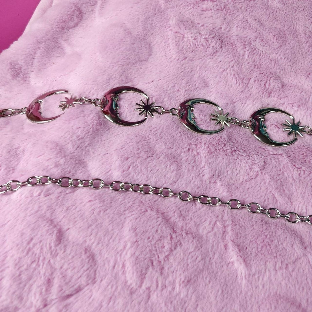 Celestial Belt/ Moon and Stars Chain Belt/ Hippy Boho Bohemian - Etsy ...