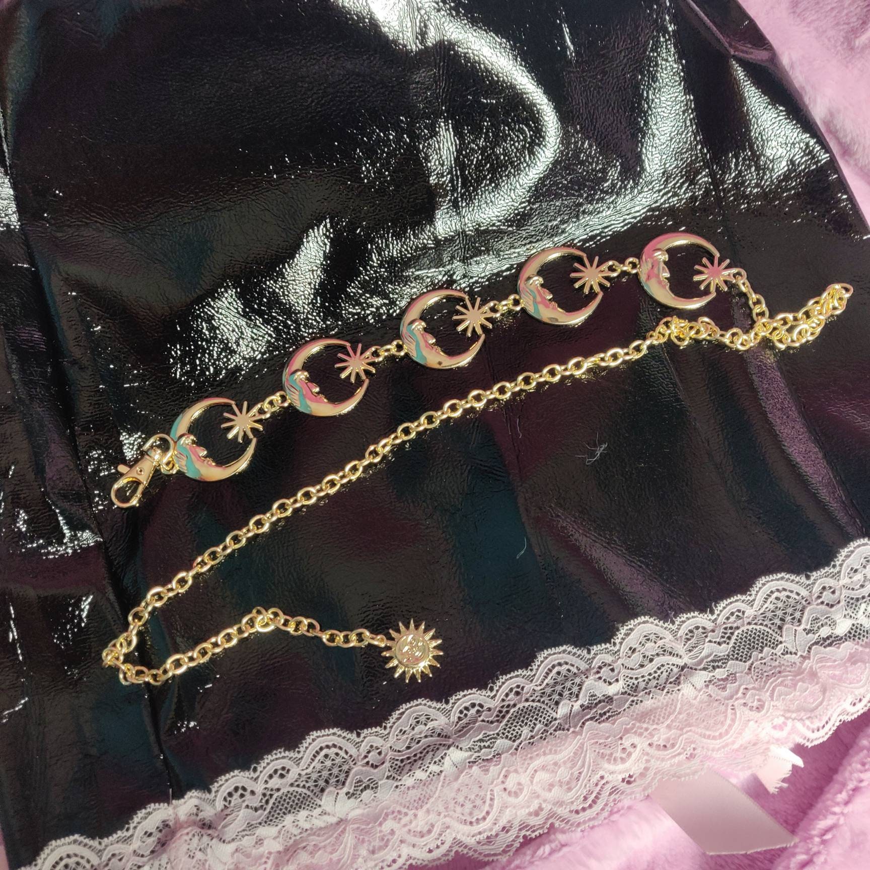 Celestial Belt/ Moon and Stars Chain Belt/ Hippy Boho Bohemian - Etsy ...