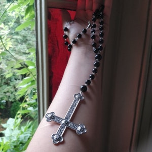 Inverted Crucifix Rosary - Etsy
