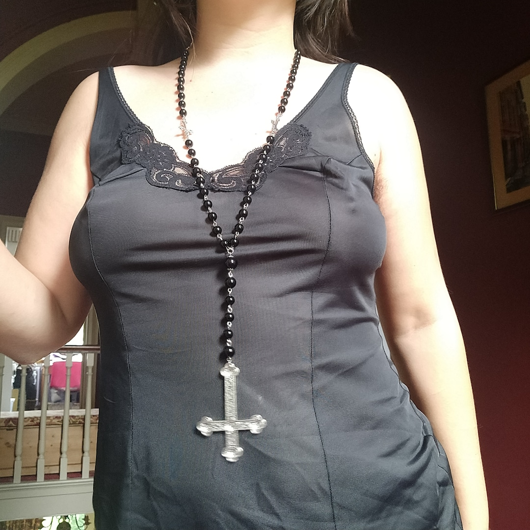 Inverted Crucifix Rosary - Etsy