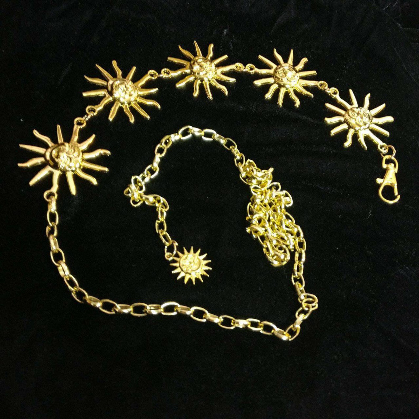 Celestial Belt/ Sun Chain Belt/ Hippy Boho Bohemian RETRO 90S - Etsy