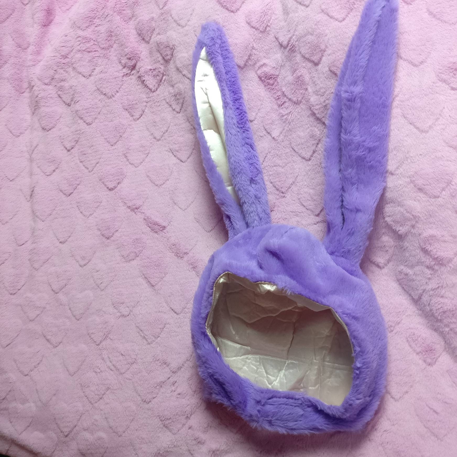 Fluffy Bunny Ears / Rabbit ear hat / adjustable ears kawaii | Etsy