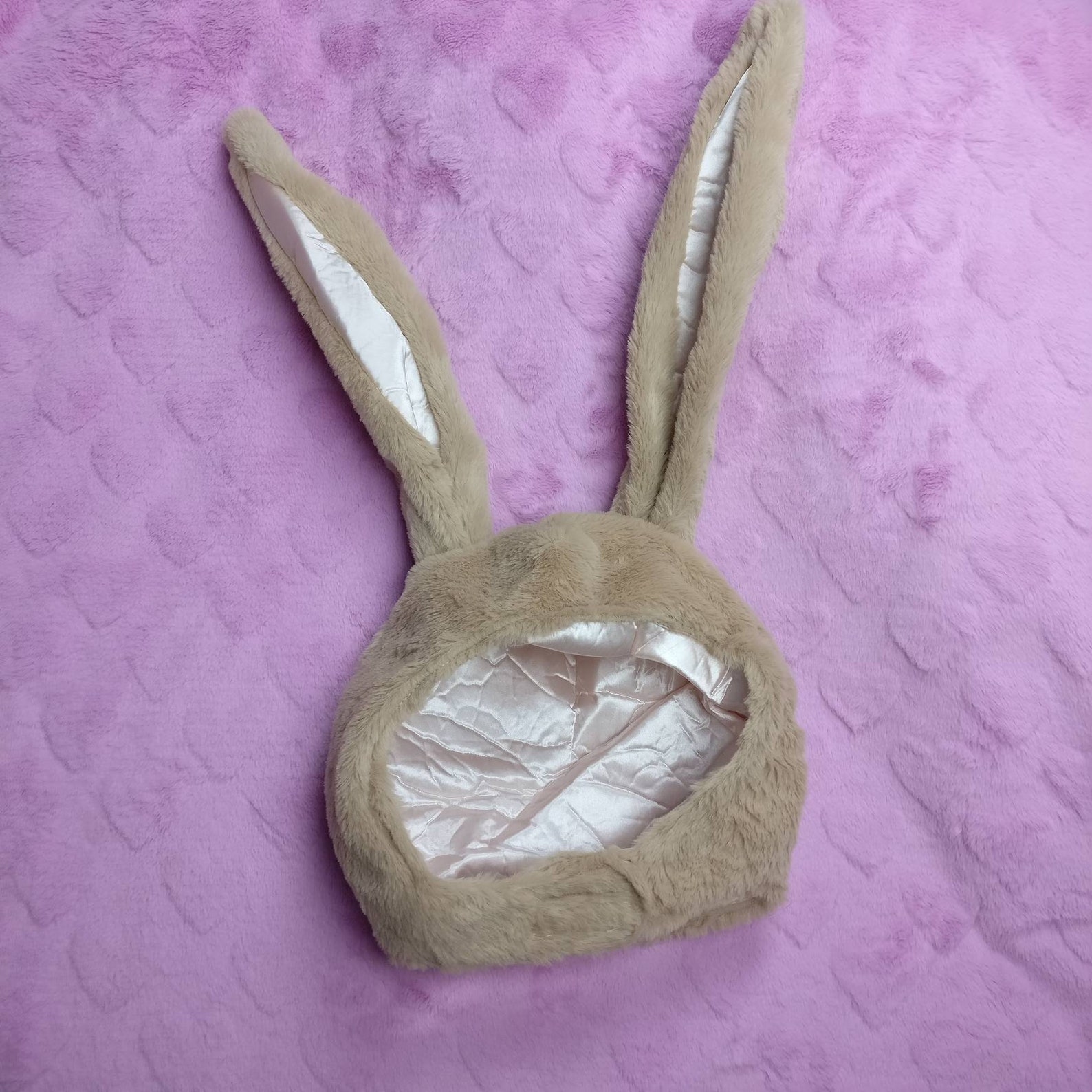 Fluffy Bunny Ears / Rabbit Ear Hat / Adjustable Ears Kawaii - Etsy