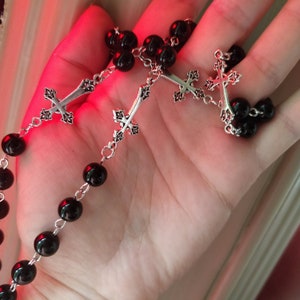 Inverted Crucifix Rosary - Etsy