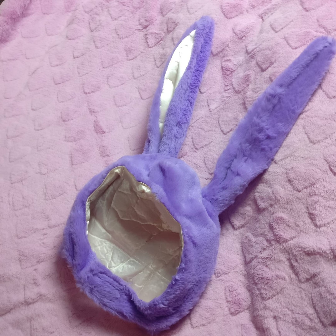 Fluffy Bunny Ears / Rabbit Ear Hat / Adjustable Ears Kawaii Harajuku ...