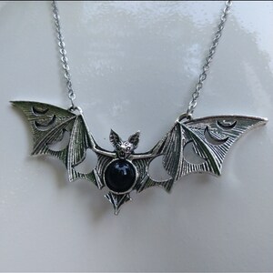 Lunar Bats Necklace - Etsy
