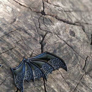 Bat Hair Clips. Trad Goth Vampire Hair Accessories. Retro Old Fashioned ...