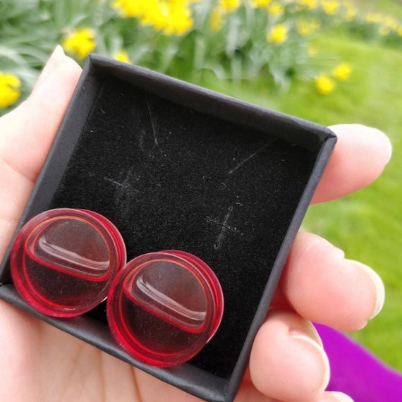 Fake Blood Ear Gauges | Etsy