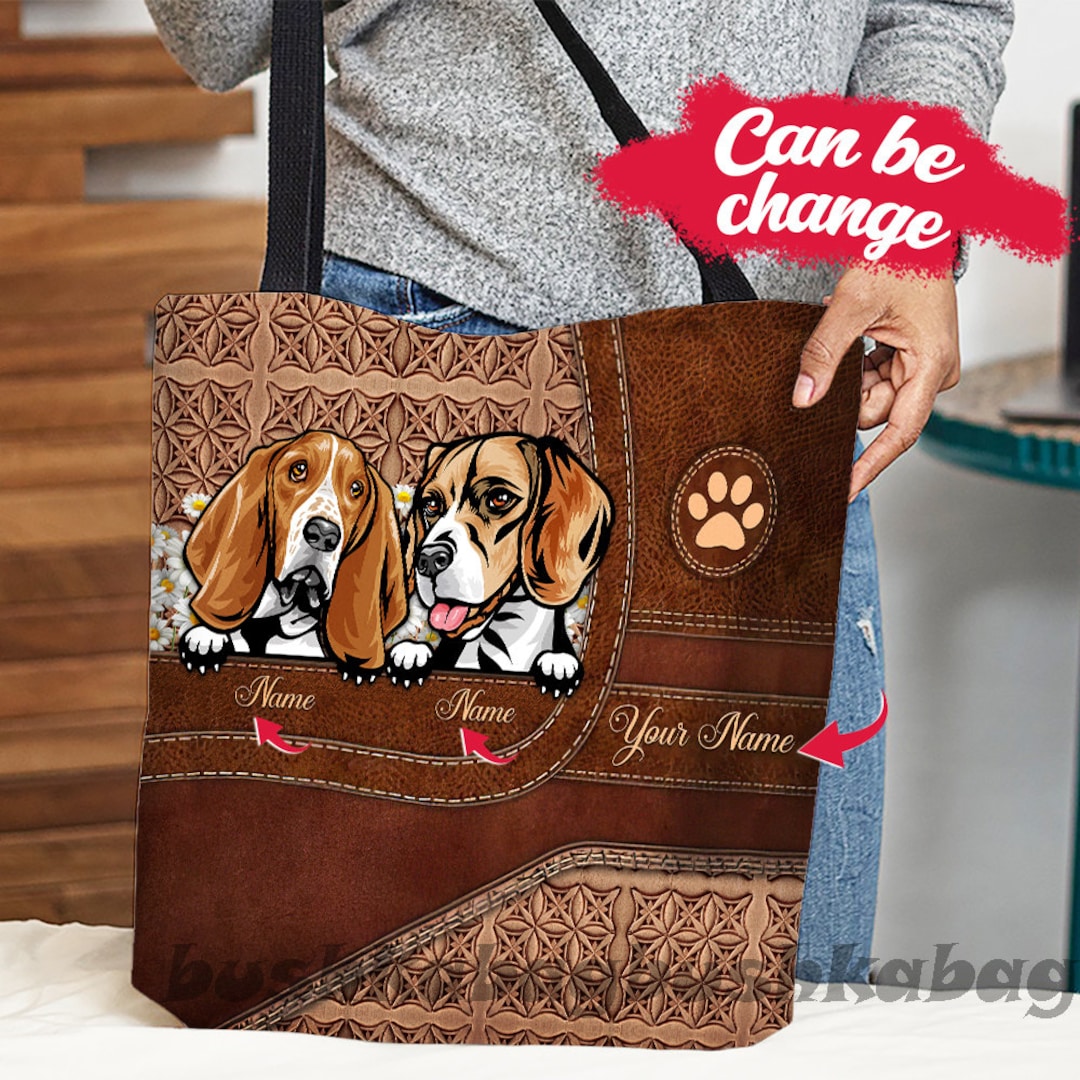 Personalized Dog Tote Bag Dog Mom Tote Bag Dog Handbag Gift - Etsy