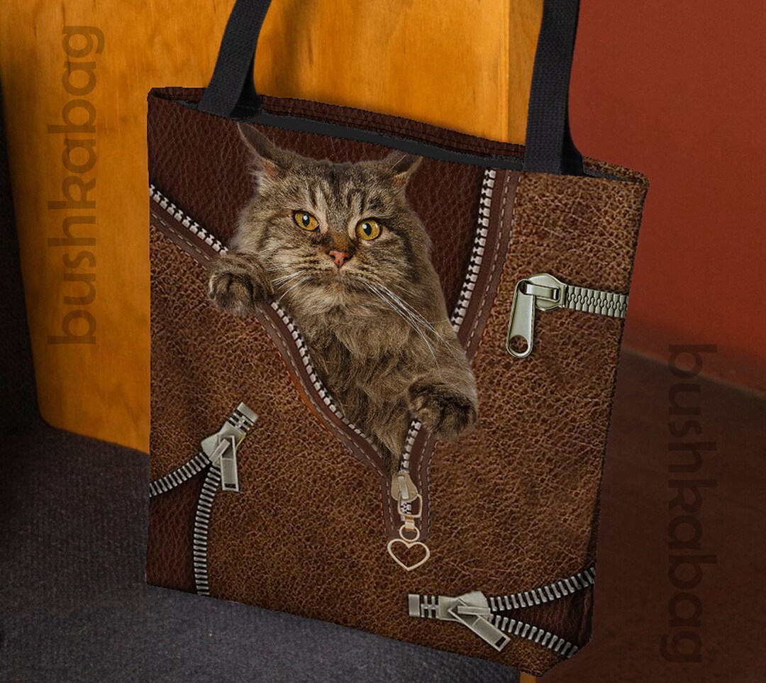 Funny Maine Coon Cat Tote Bag Maine Coon Cat Shoulder Bag - Etsy Australia