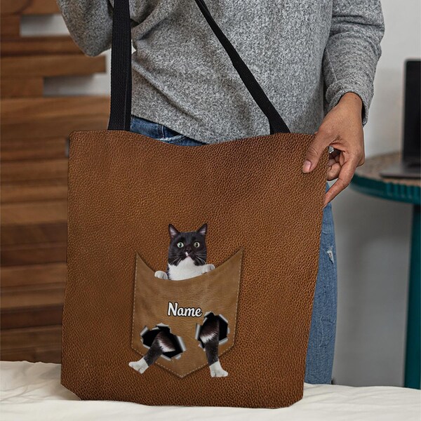 Tuxedo Cat Handbag - Etsy