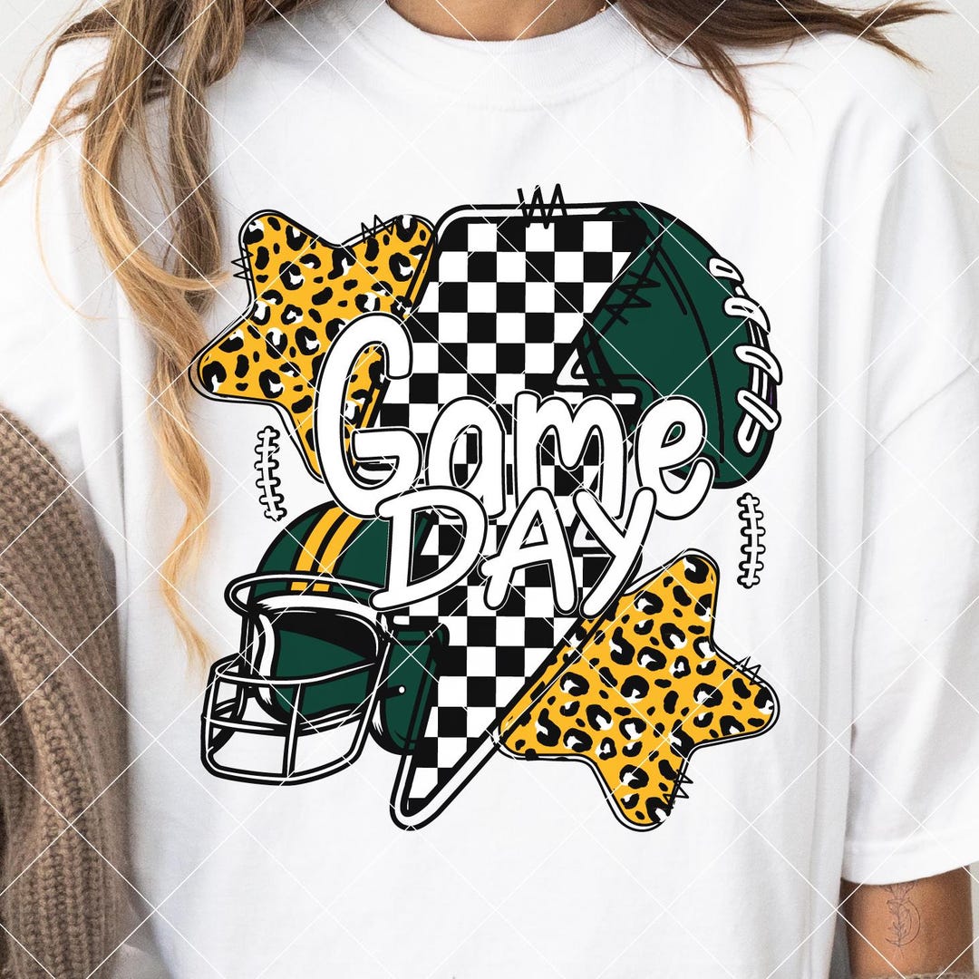 Green Football Game Day PNG, Football Season (digital Download) - Etsy