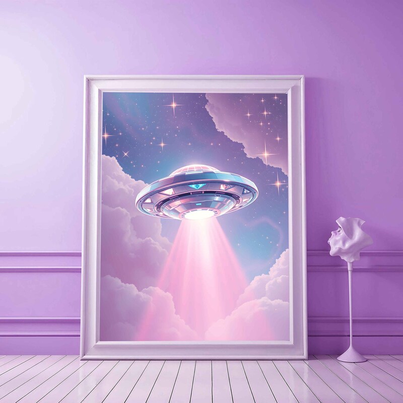 Ufo Poster - Etsy